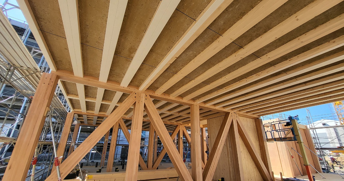Building sustainably with clay and wood