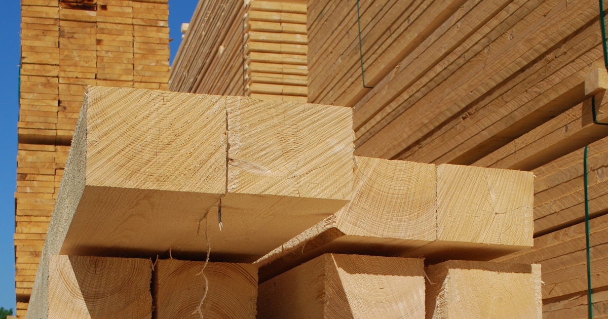 Construction timber in various qualities and lengths