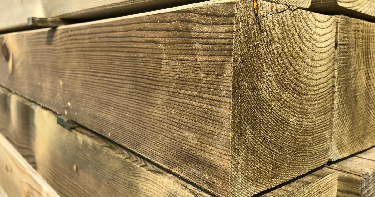 Pressure-impregnated squared timber from Blumer Lehmann