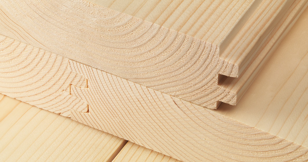 Varied wood assortment for construction and handicraft