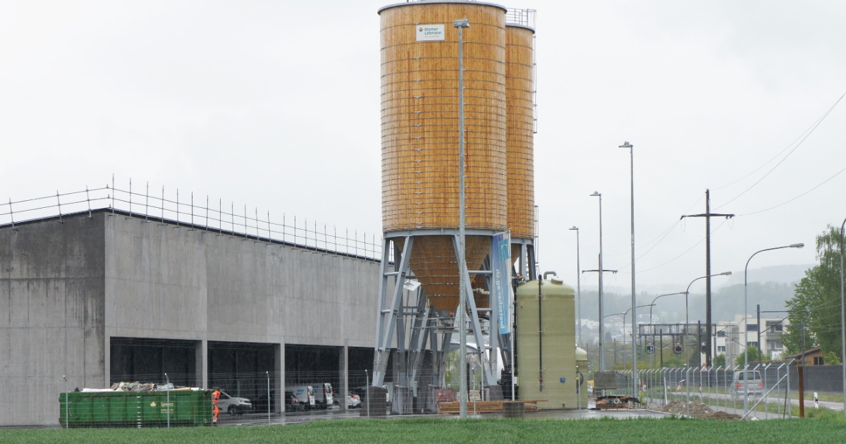 New grit silo system for Bülach from Blumer Lehmann