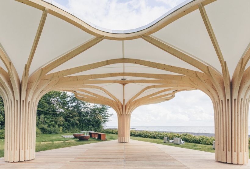 3Days of Design | Timber tree-like pavilion | Blumer Lehmann
