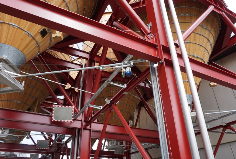 Grit silo | Round wooden silos | Frauenfeld | Blumer Lehmann
