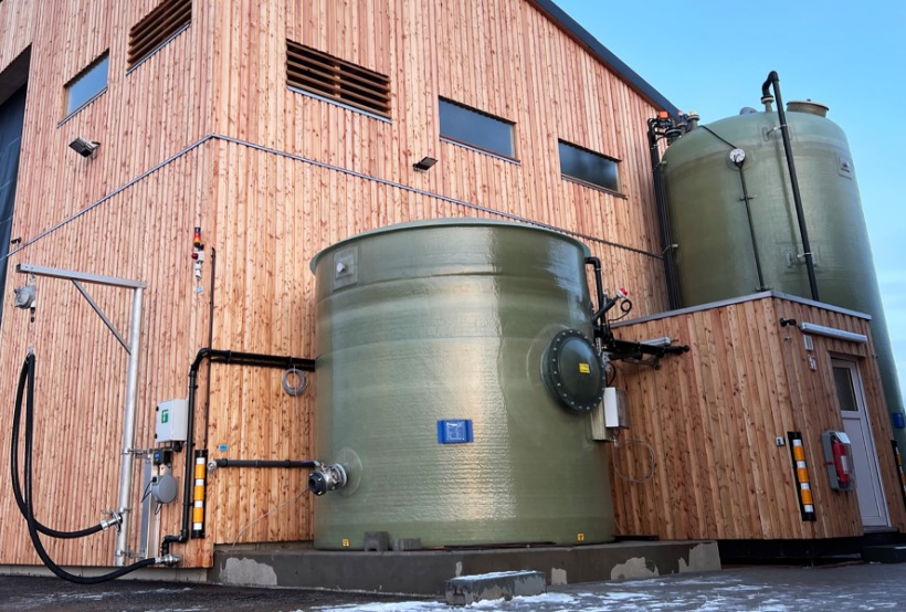 Salt storage hall, brine technology, Sylt | Winter service