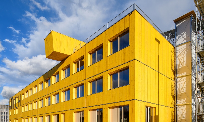Lattich creative space | Timber modules create meeting place