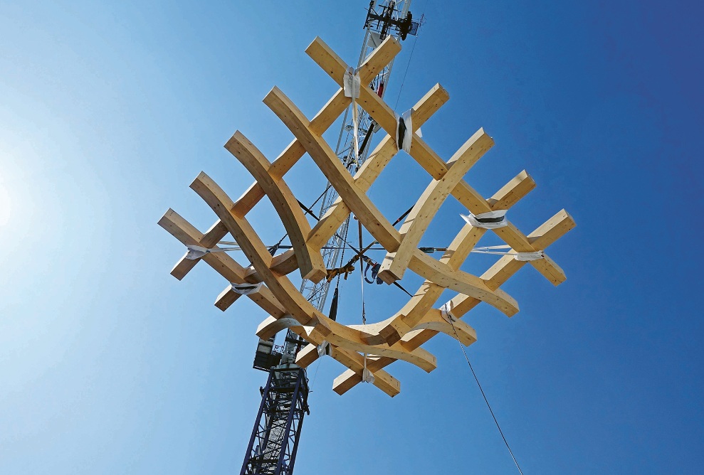 Haesley Nine Bridges Free Form Timber Construction