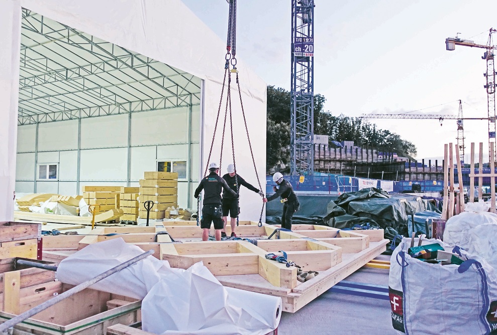 Haesley Nine Bridges Free Form Timber Construction