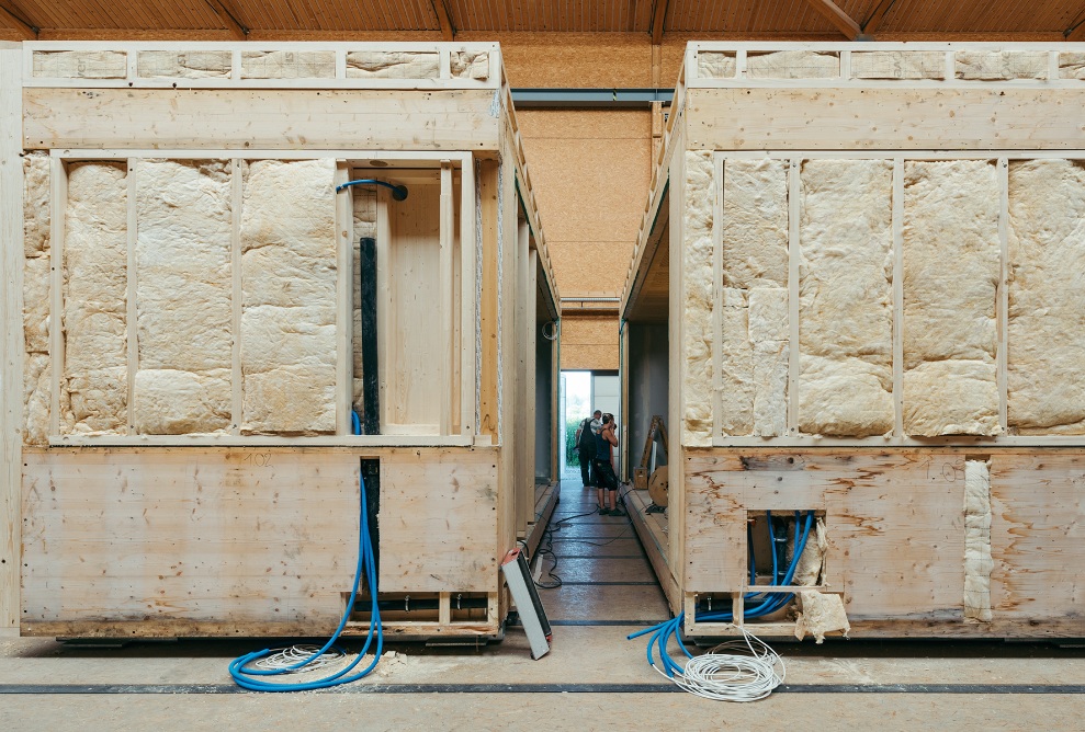 Using wood modules holistically at Blumer Lehmann