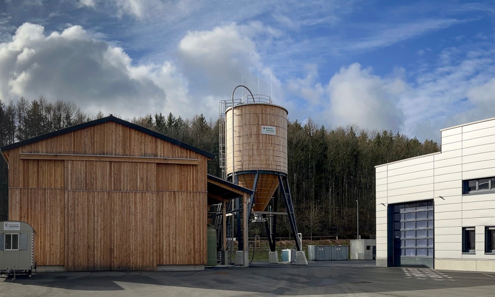 Silo à bois 200m3 à Külsheim de Blumer Lehmann